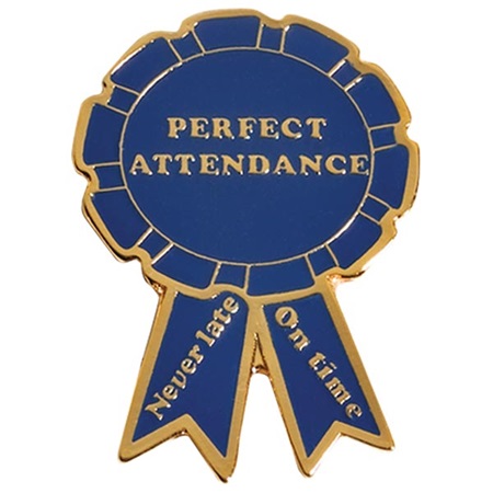 perfect attendance ribbon template