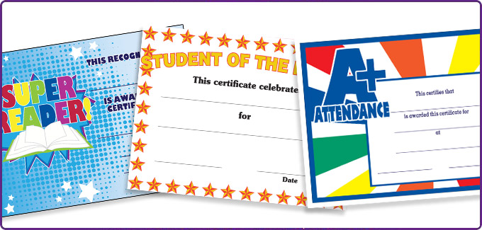 Certificates for Elementary | It's Elementary