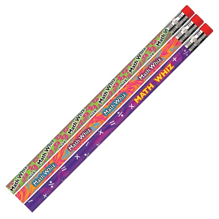 School Subject Pencil - Math Whiz Bright and Bold | Anderson's