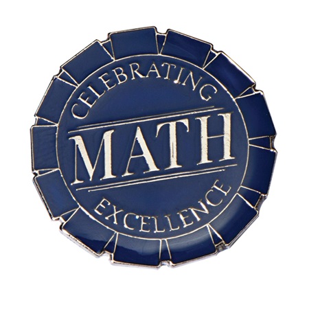 Celebrating Math Excellence Award Pin | Anderson's
