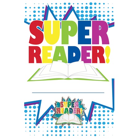 Pin Card with Pin Set - Super Reader | Anderson's