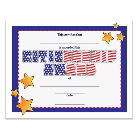 Citizenship Award Certificates Pack | Anderson's