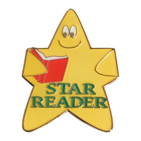 Reading Award Pin - Star Reader | Anderson's