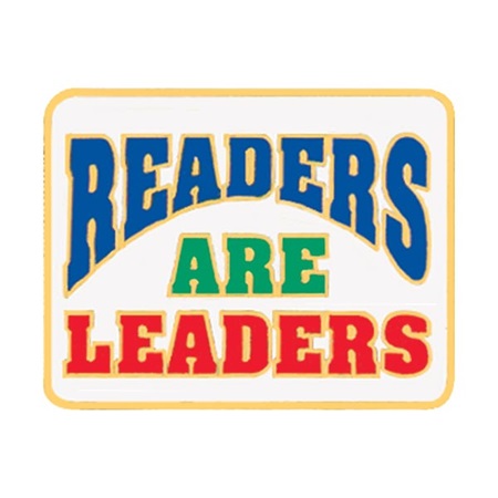 Reading Award Pin - Readers Are Leaders | Anderson's